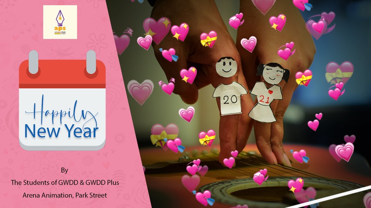 Happily New Year | Students of Graphics & Web | Arena Park Street - YouTube