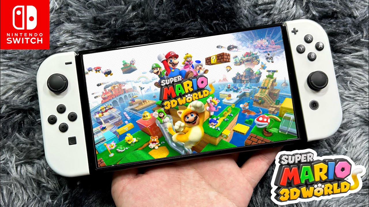 Super Mario 3D World on Nintendo Switch OLED Gameplay - YouTube