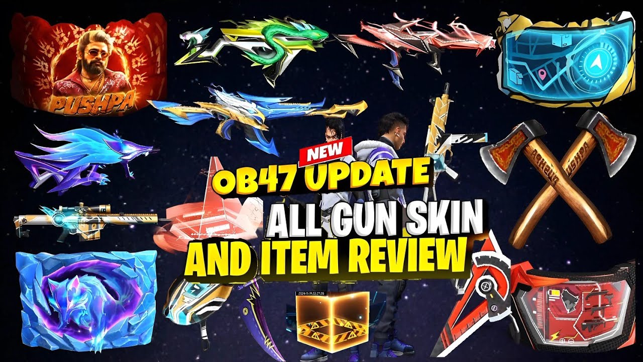 OB47 ALL LEGENDARY WEAPONS REVIEW | OB47 WEAPON SKINS REVIEW | OB47 ALL ...