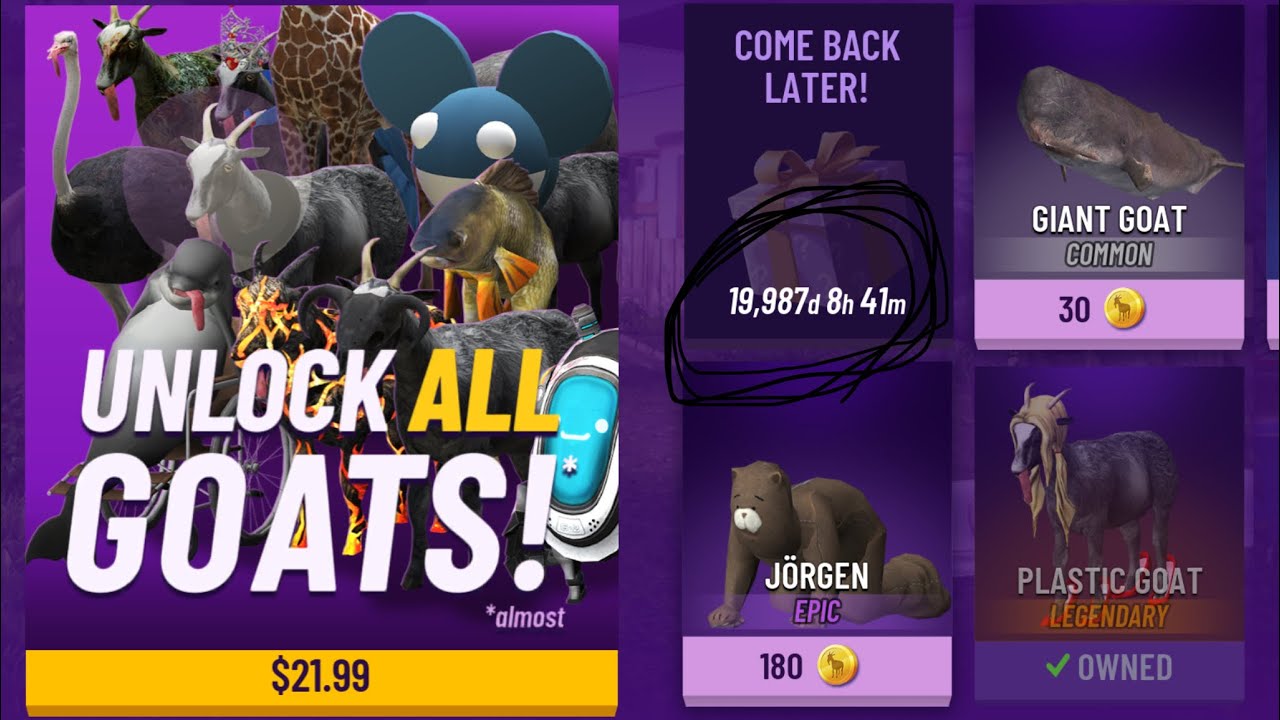Goat Simulator: Pocket Edition gameplay - YouTube