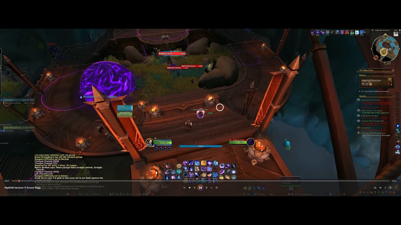 Delves: Nightfall Sanctum 11 Arcane Mage - YouTube