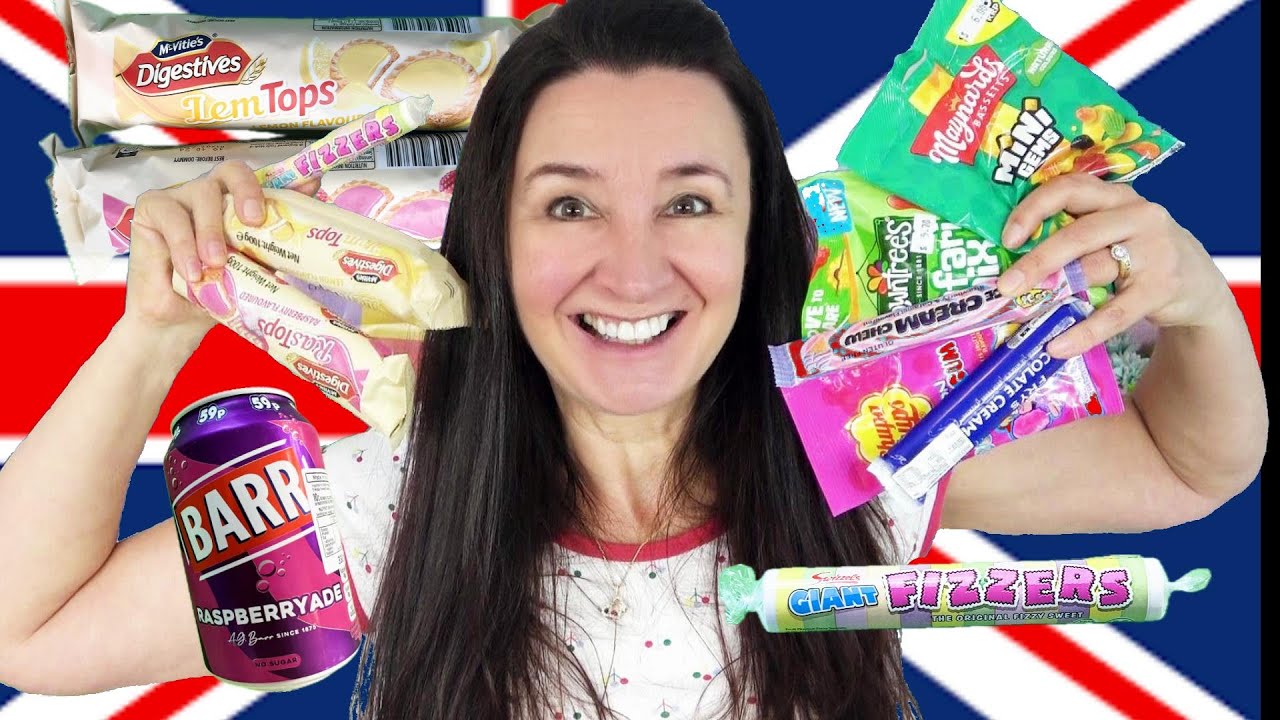 British Taste Test Fizzers Chupa Chups Cotton Bubble Gum Digestives Ras ...