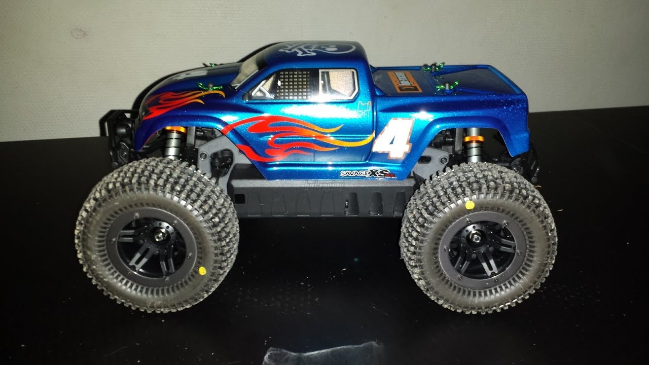 HPI Savage XS montée en 6 minutes ;) ! - YouTube
