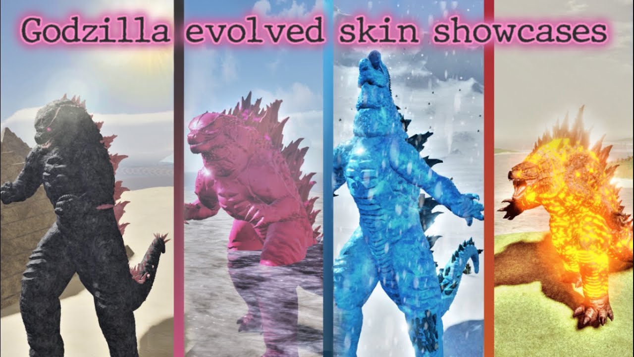 [OLD] Godzilla evolved skin showcases before the update [ Age of Titans ...