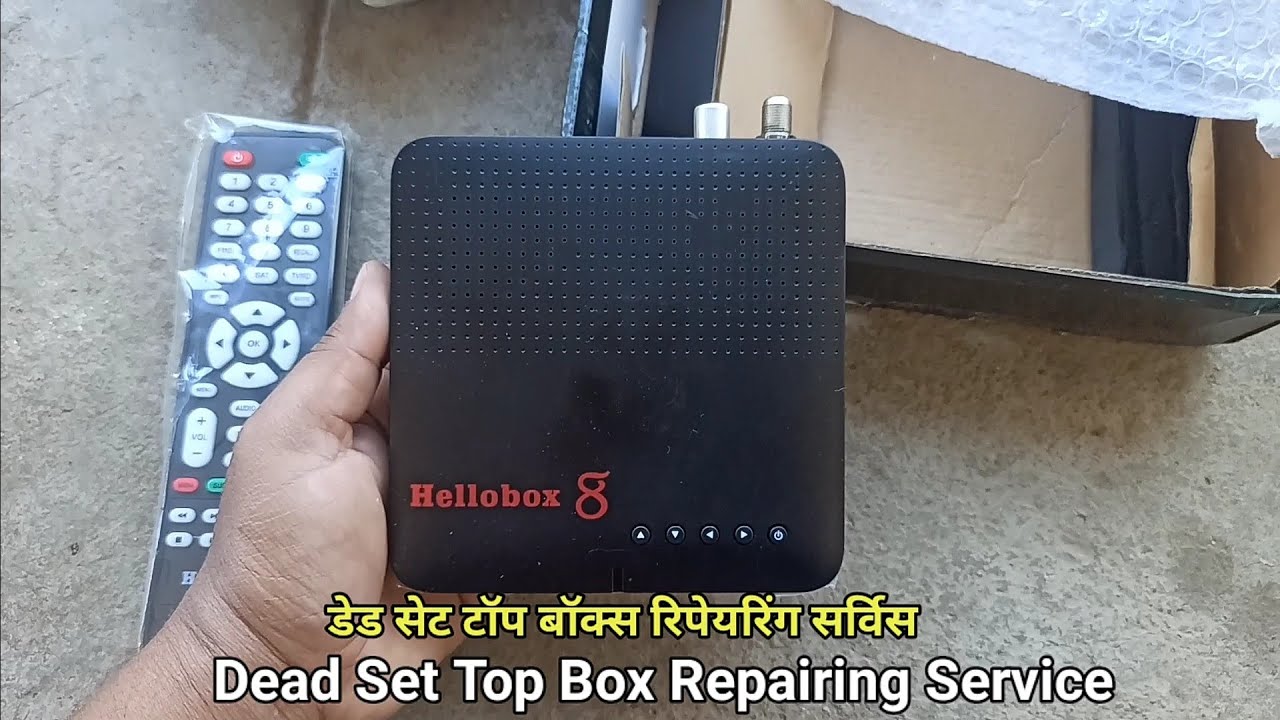 HelloBox V8 Dead Set Top Box Repair By Programmer - YouTube