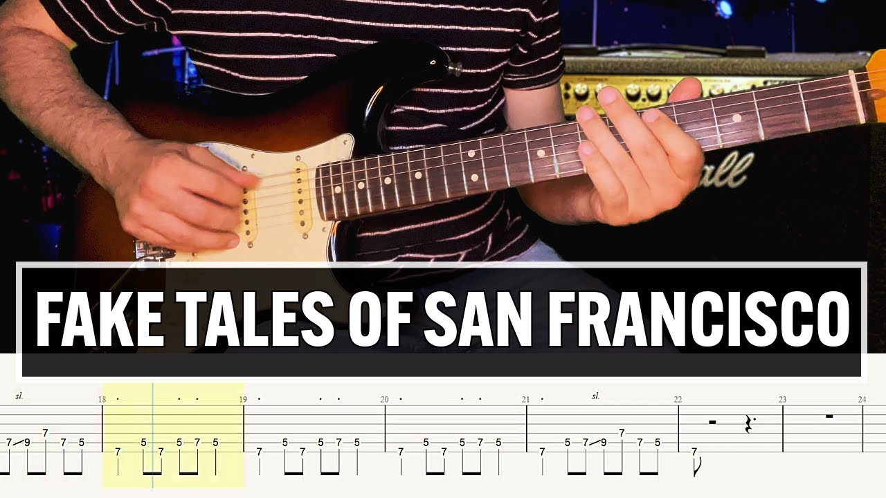 Fake Tales Of San Francisco Artic Monkeys Guitar Tab Cover Lesson ...