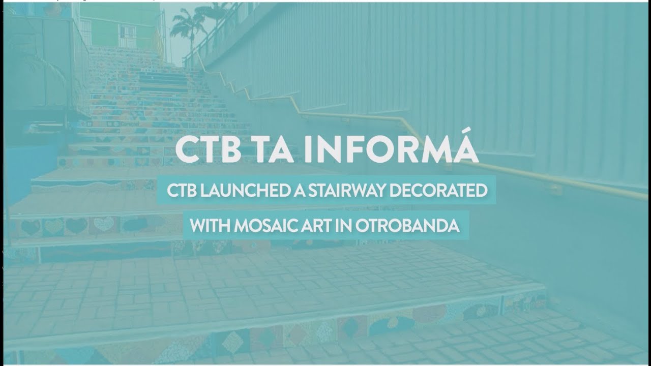 CTB Recap | CTB launched a stairway decorated with mosaic art in ...