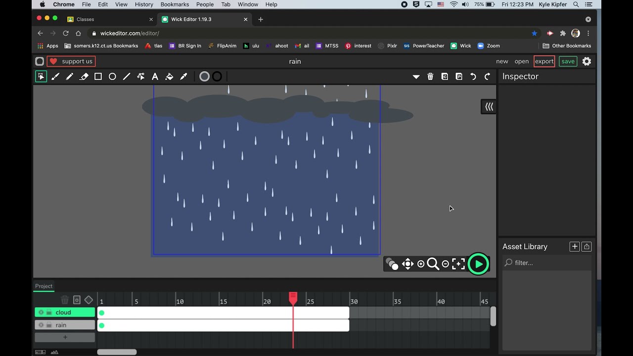 How To Animate Rain With Wick Editor YouTube How To Animate Rain With Wick Editor YouTube