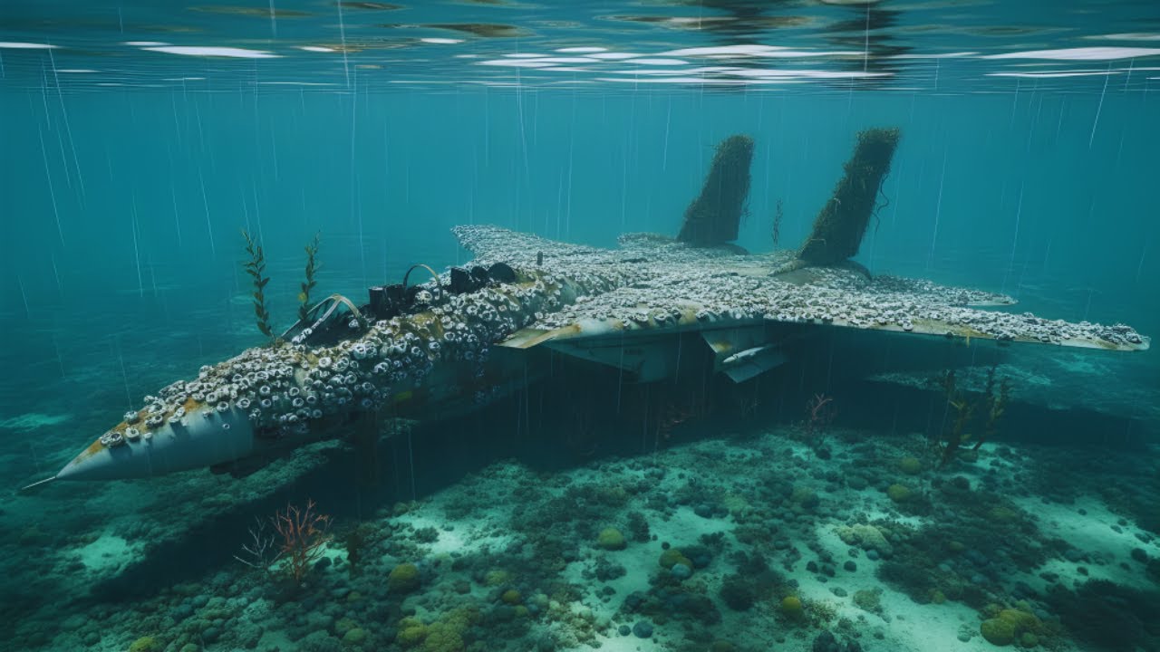 Lost 40 Years Under the Vietnam Sea — 1982 F 14 Tomcat Fighter Jet ...