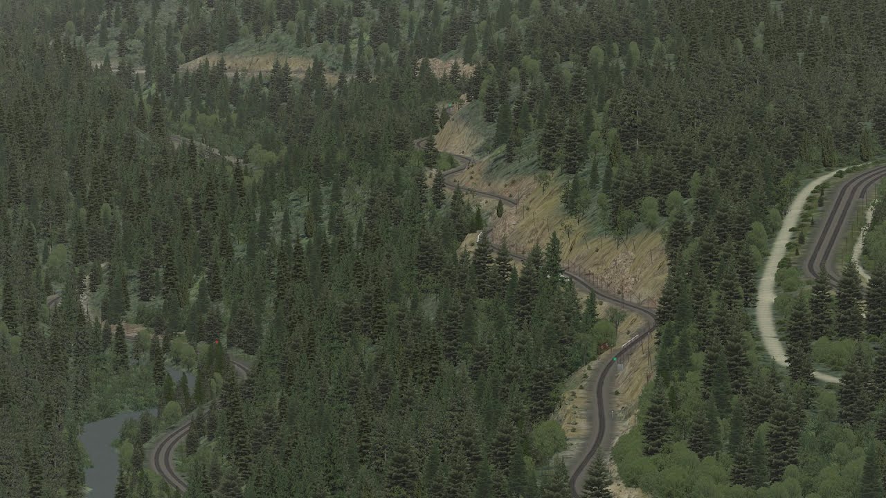 Open Rails Railviews: TrainSimulations Shasta Route - YouTube