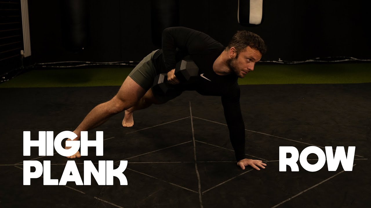 High Plank Row - YouTube