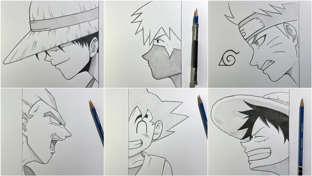 Comment Dessiner des Personnages d’Anime Facilement | Dessin Anime ...