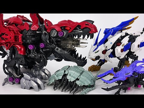 Zoids Wild ZW12 dinosaur Death Rex's raid! Wild Liger and ZW13 insect Gusock! Go! #DuDuPopTOY