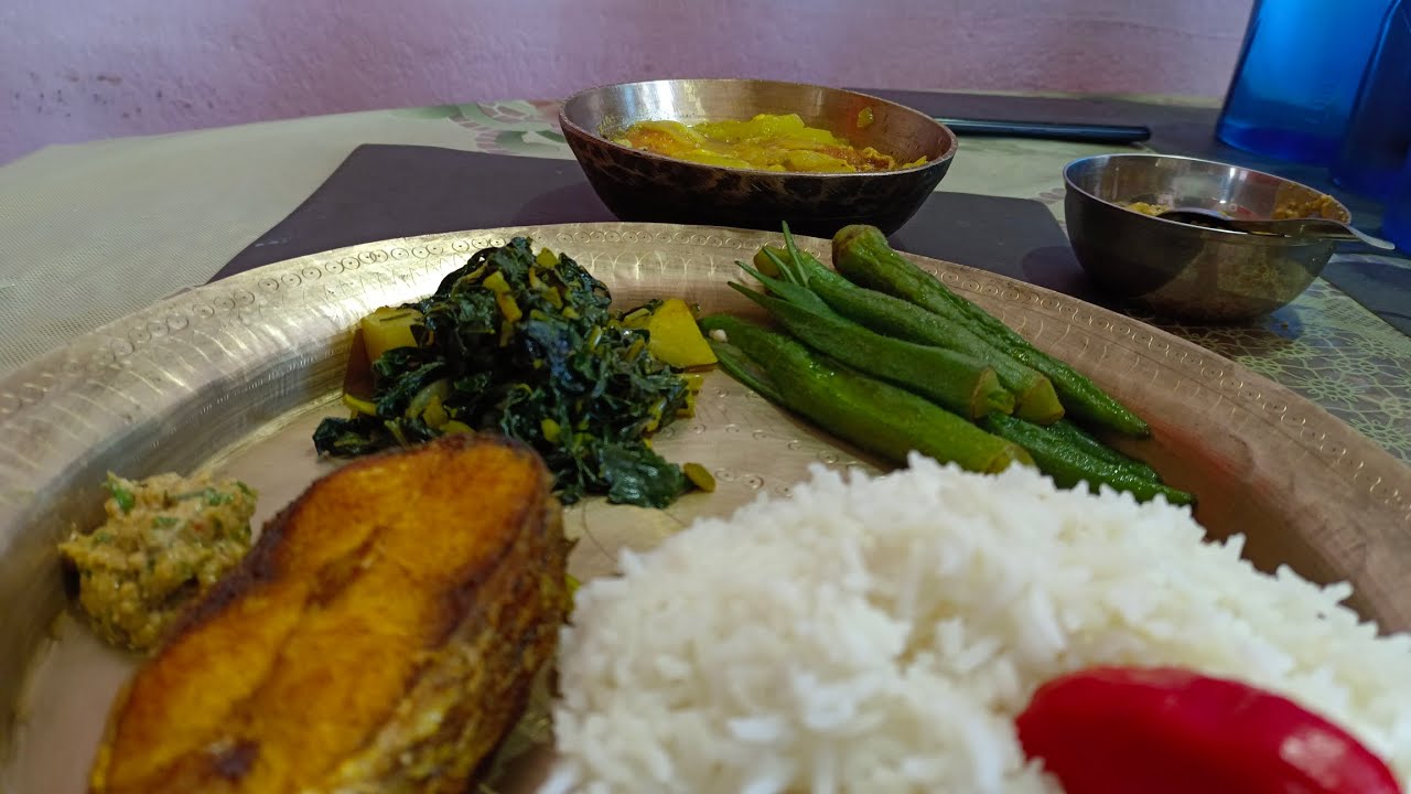 Assamese Fish Thali|Sunday Brunch| Ethnic Food|Fresh river fish ...