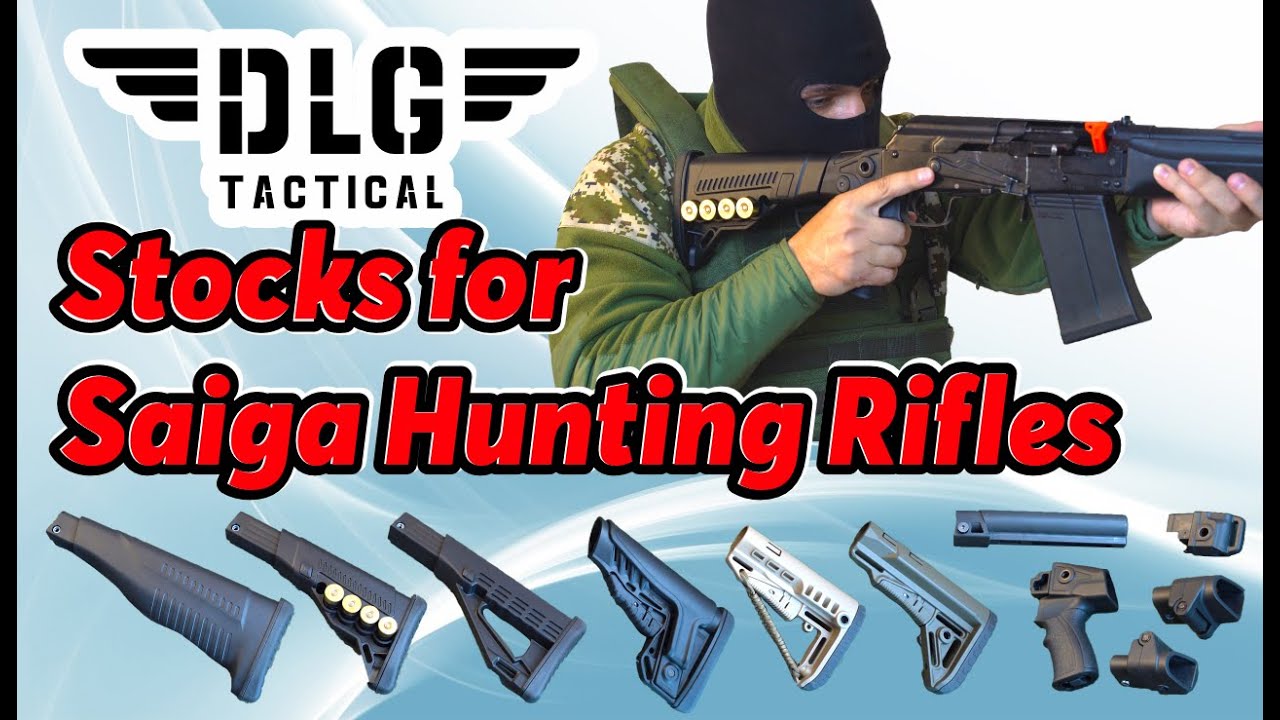 Stocks for Saiga Hunting Rifles | DLG Tactical - YouTube