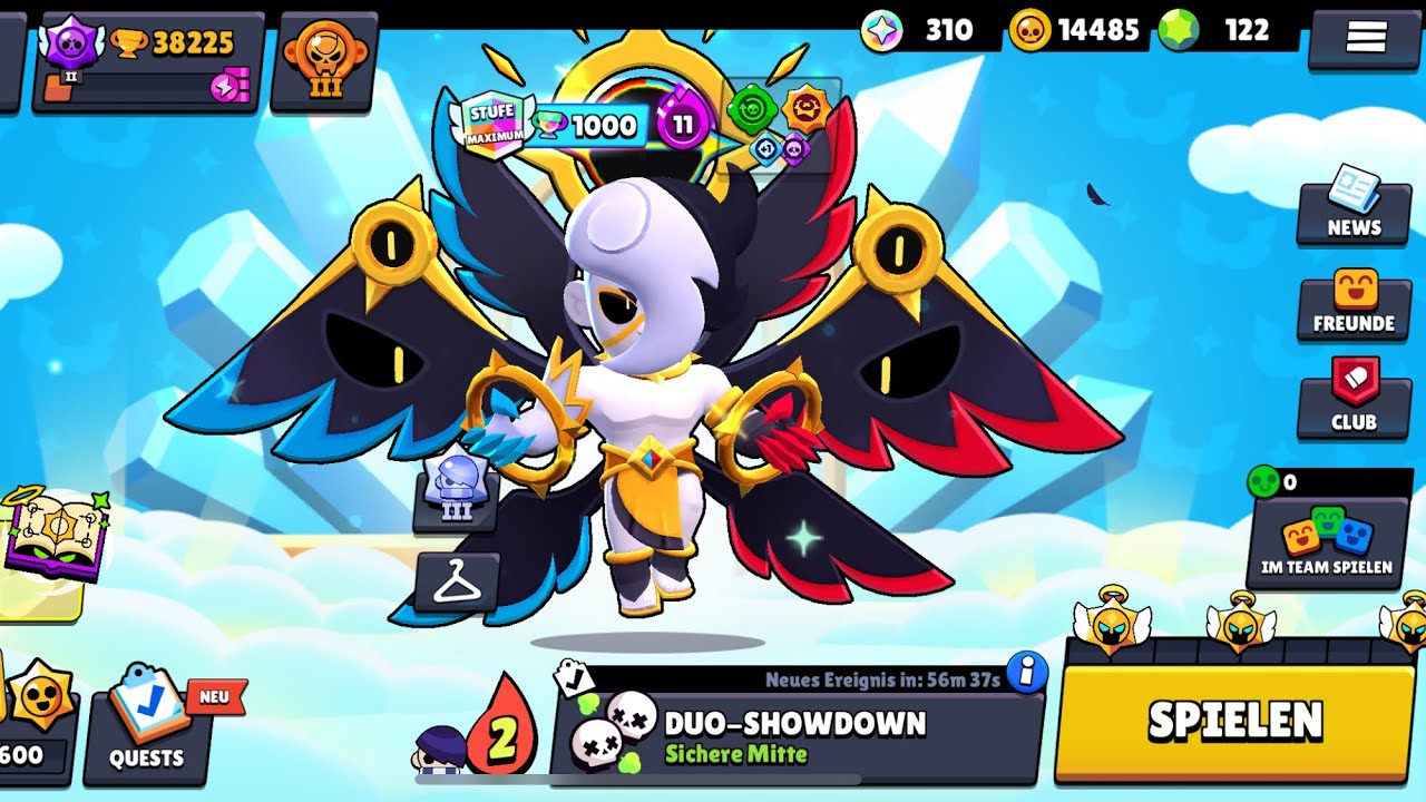 Edgar 1000🏆 letzte Game #brawlstars #edgar - YouTube