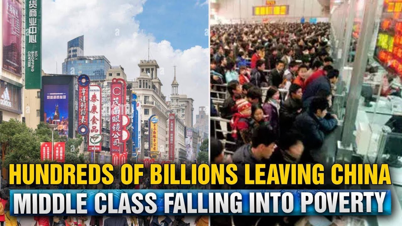 Hundreds of billions are flowing out of China yearly; The middle class ...