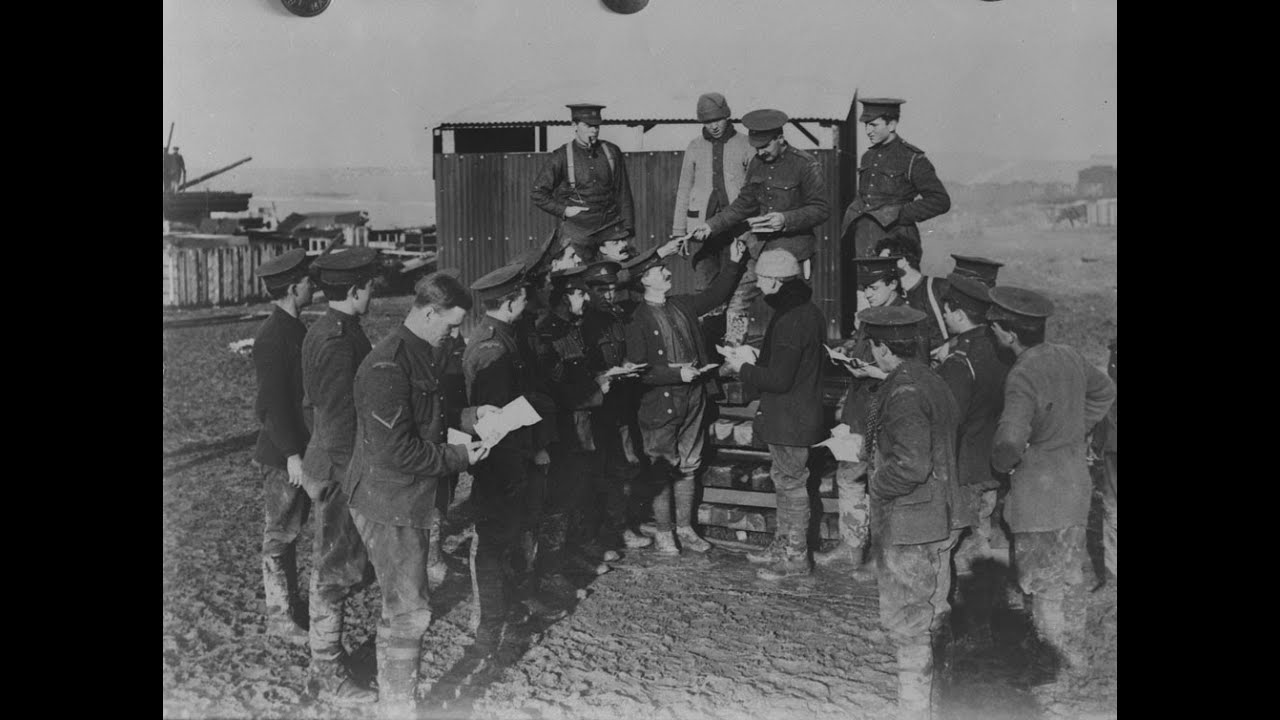 Christmas Cards Arrive, 25 December 1917 in the Great War - YouTube