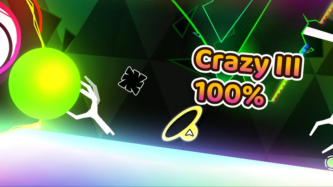 МОЙ НОВЫЙ ХАРДЕСТ СПУСТЯ 2 ГОДА!!! Crazy III 100%!! | Geometry Dash ...