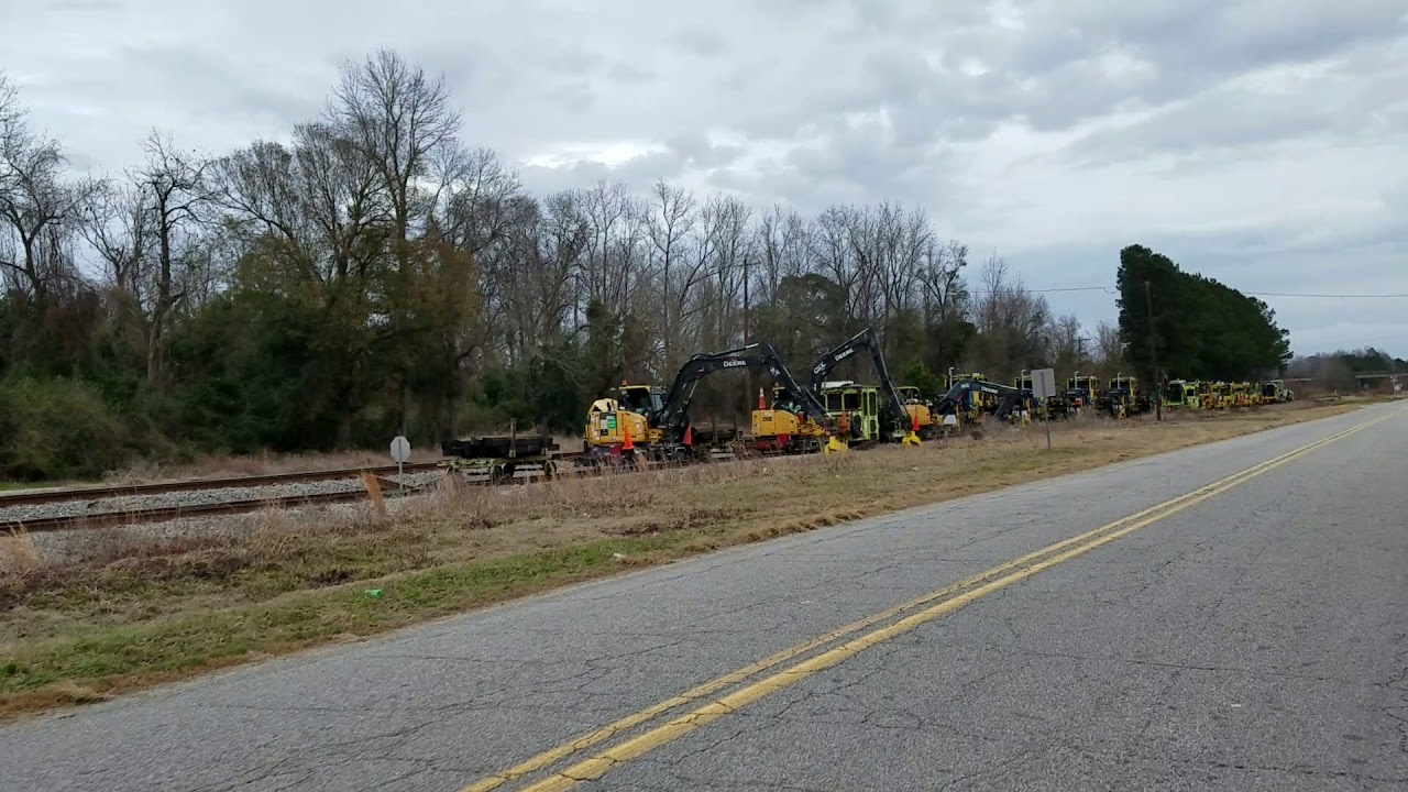 Working on the railroad in Alcolu, SC. - YouTube