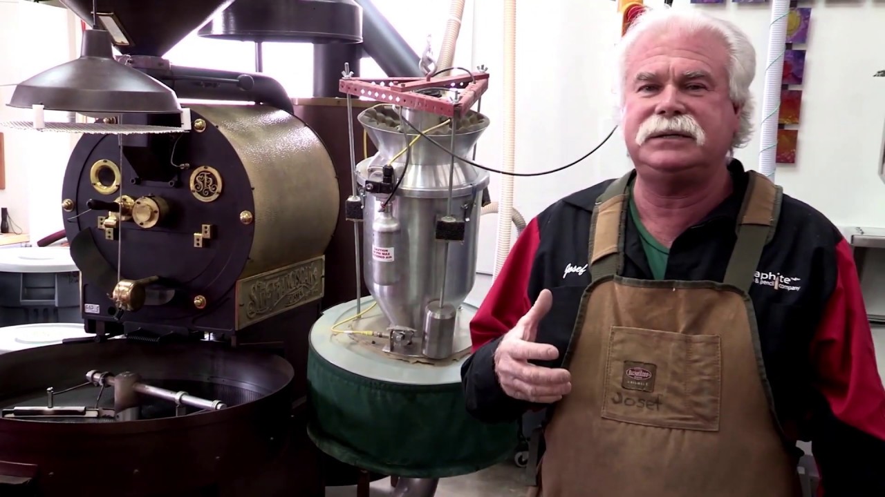Josef Rousek, of Mt. Whitney coffee compares coffee loaders - YouTube