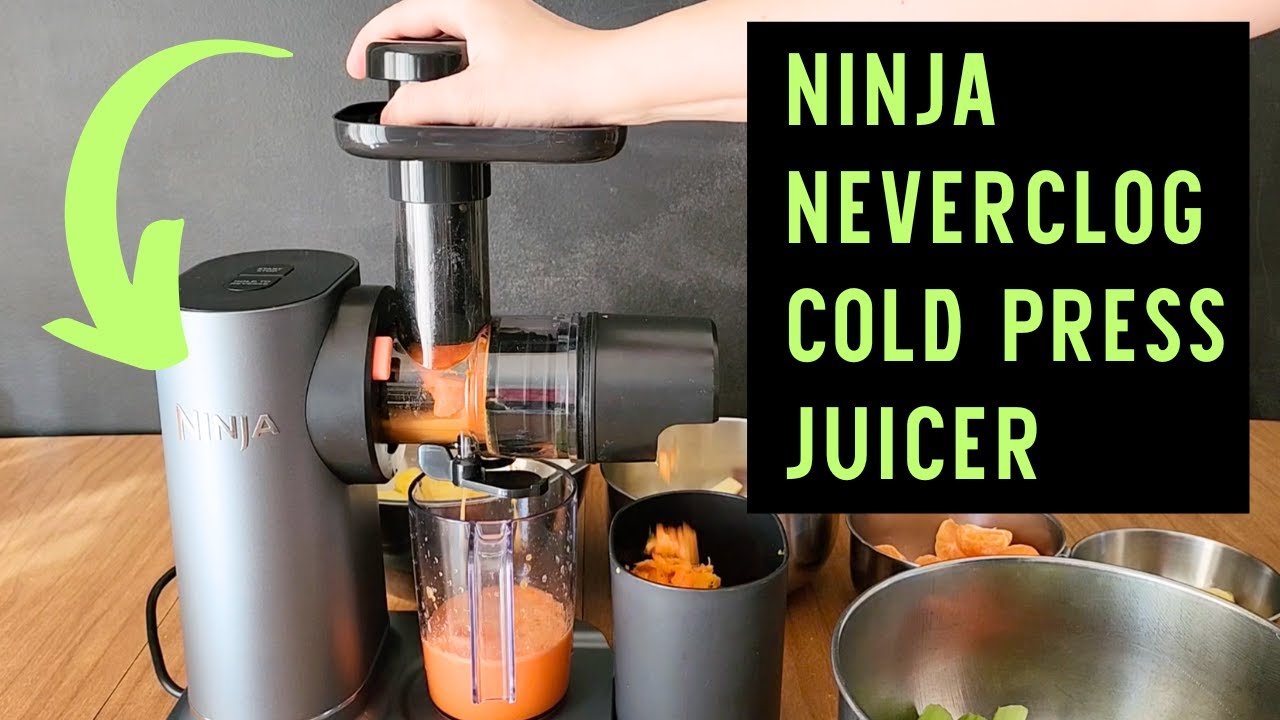 Ninja Neverclog Cold Press Juicer is Perfect for Fresh Juice - YouTube