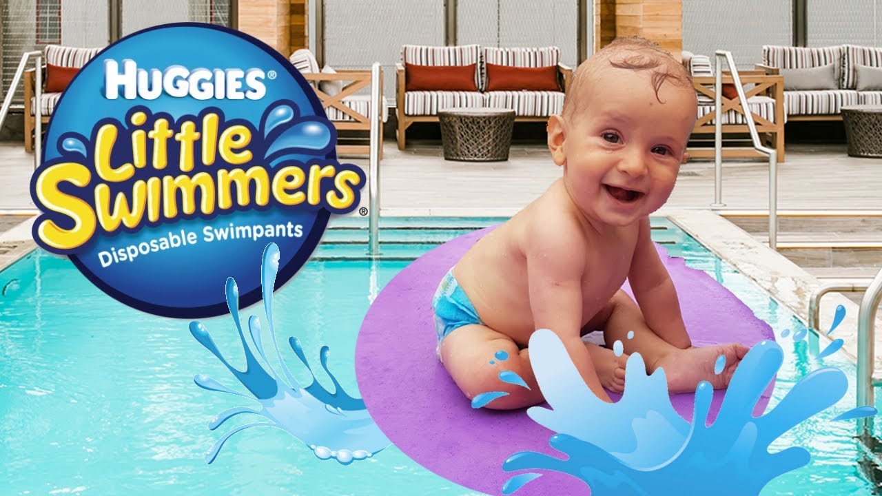 Testando a Fralda de Piscina da Huggies - YouTube