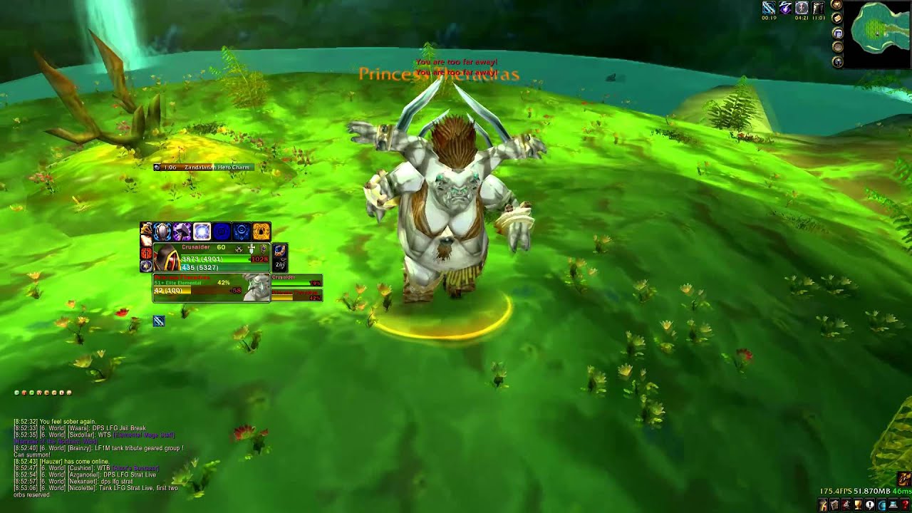 Holy paladin vs Princess Theradras [Nostalrius] - YouTube