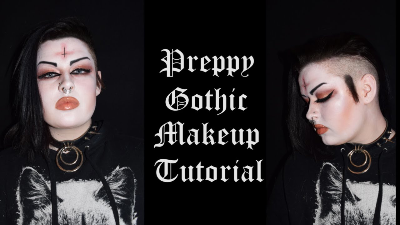 Preppy Color Palette But Make It Goth [Makeup Tutorial] - YouTube