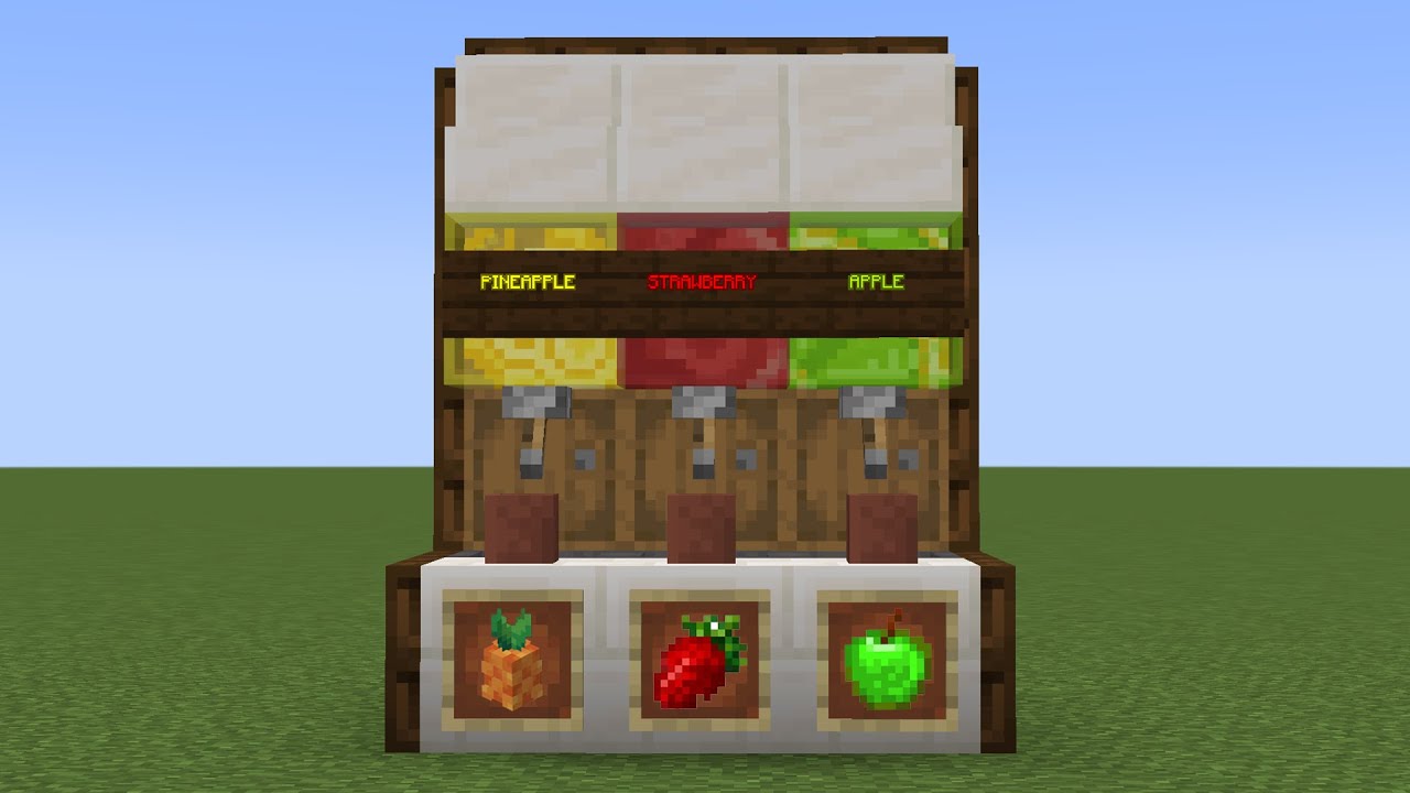 juice machine in minecraft - YouTube