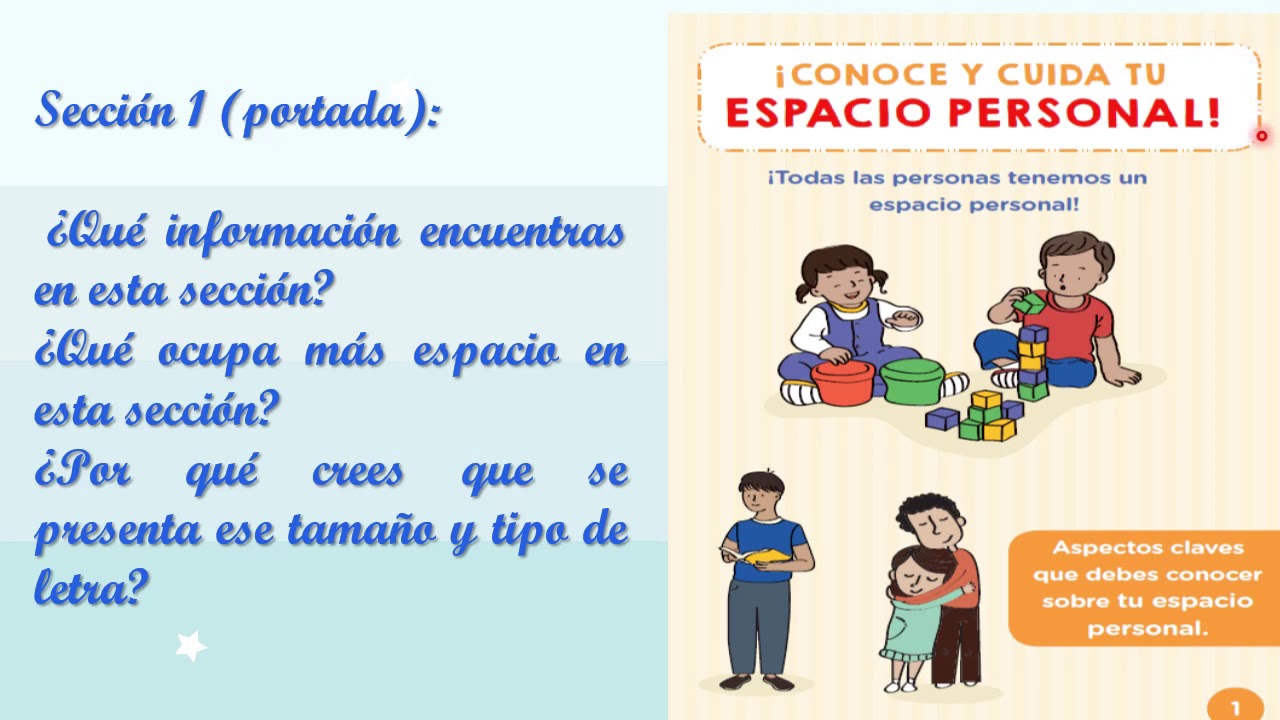 Leemos un diptico sobre el espacio personal - YouTube