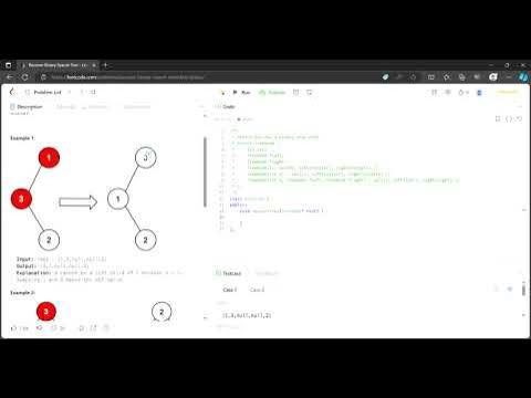 Recover Binary Search Tree LeetCode - YouTube