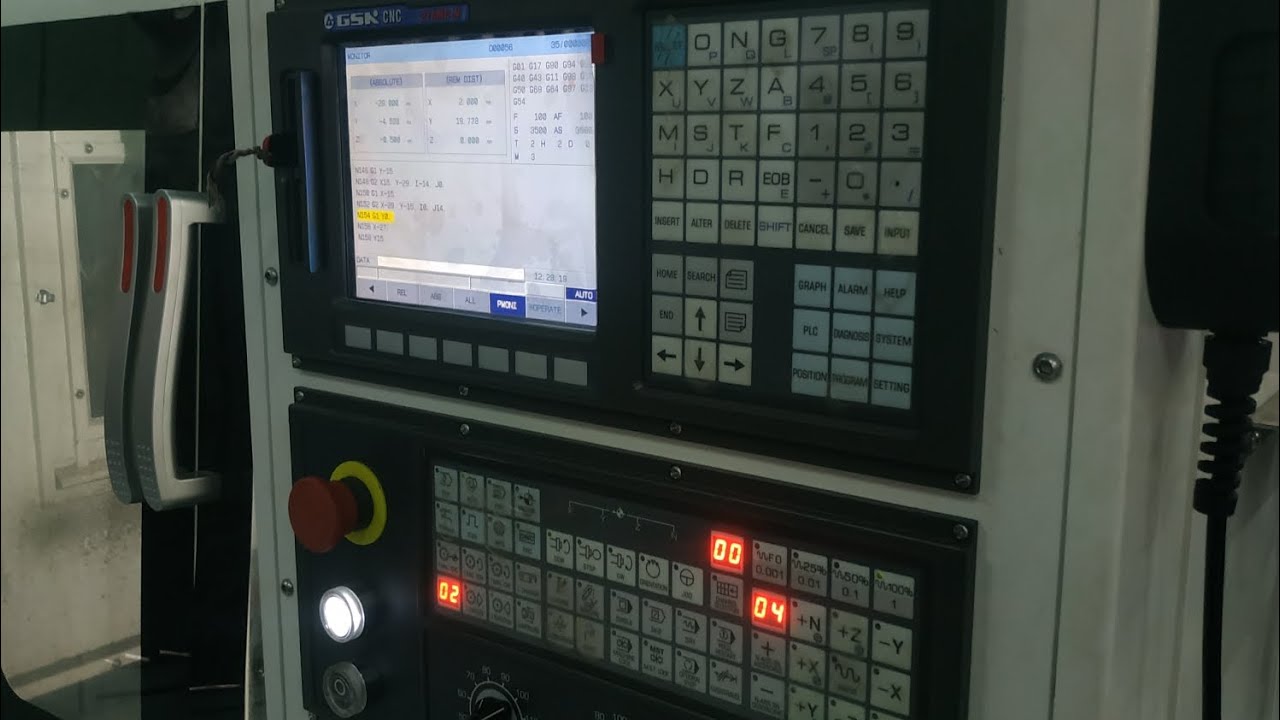 Input program/NC mesin CNC milling - YouTube