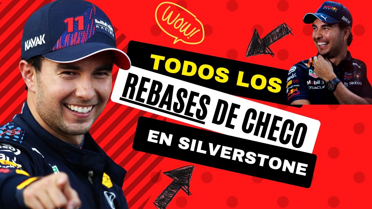 TODOS LOS REBASES DE CHECO EN SILVERSTONE | ANIMACION REMONTADA - YouTube