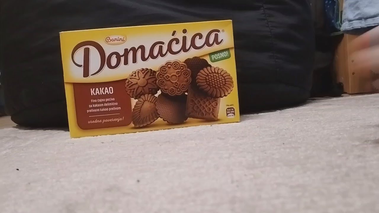 Domacica Chcolate Cookies Satisfying Unboxing ASMR - YouTube