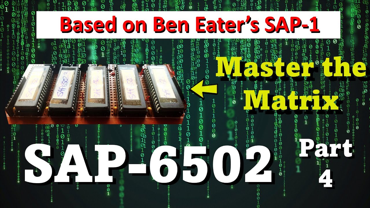 How to build a 6502 TTL-CPU : Part 4 the sequencer - YouTube