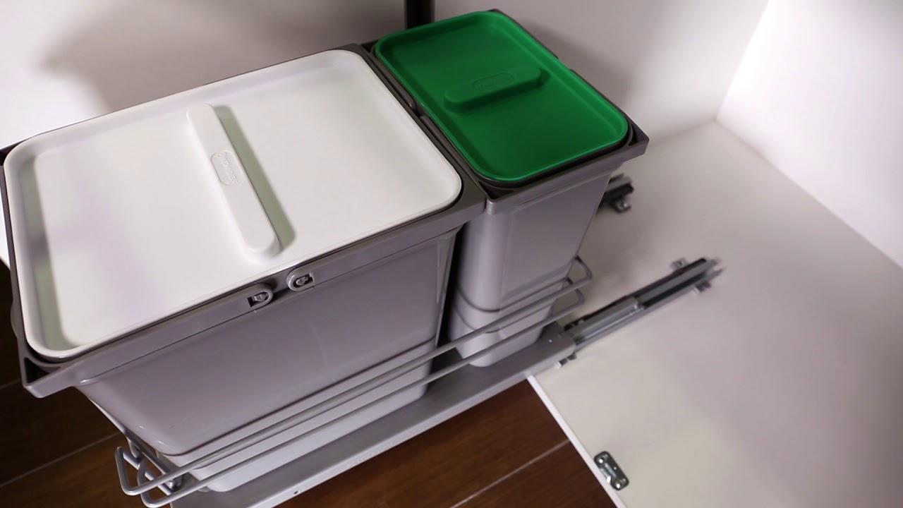 5SBWC (Double) Sink Base Waste Pullout | Overview - YouTube