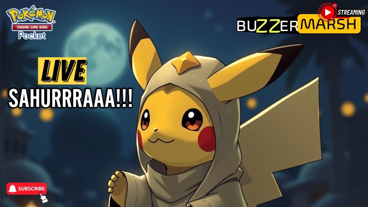 🔴LIVE POKEMON TCG POCKET EDISI RAMADHAN!! COOKING CLASS!! # ...