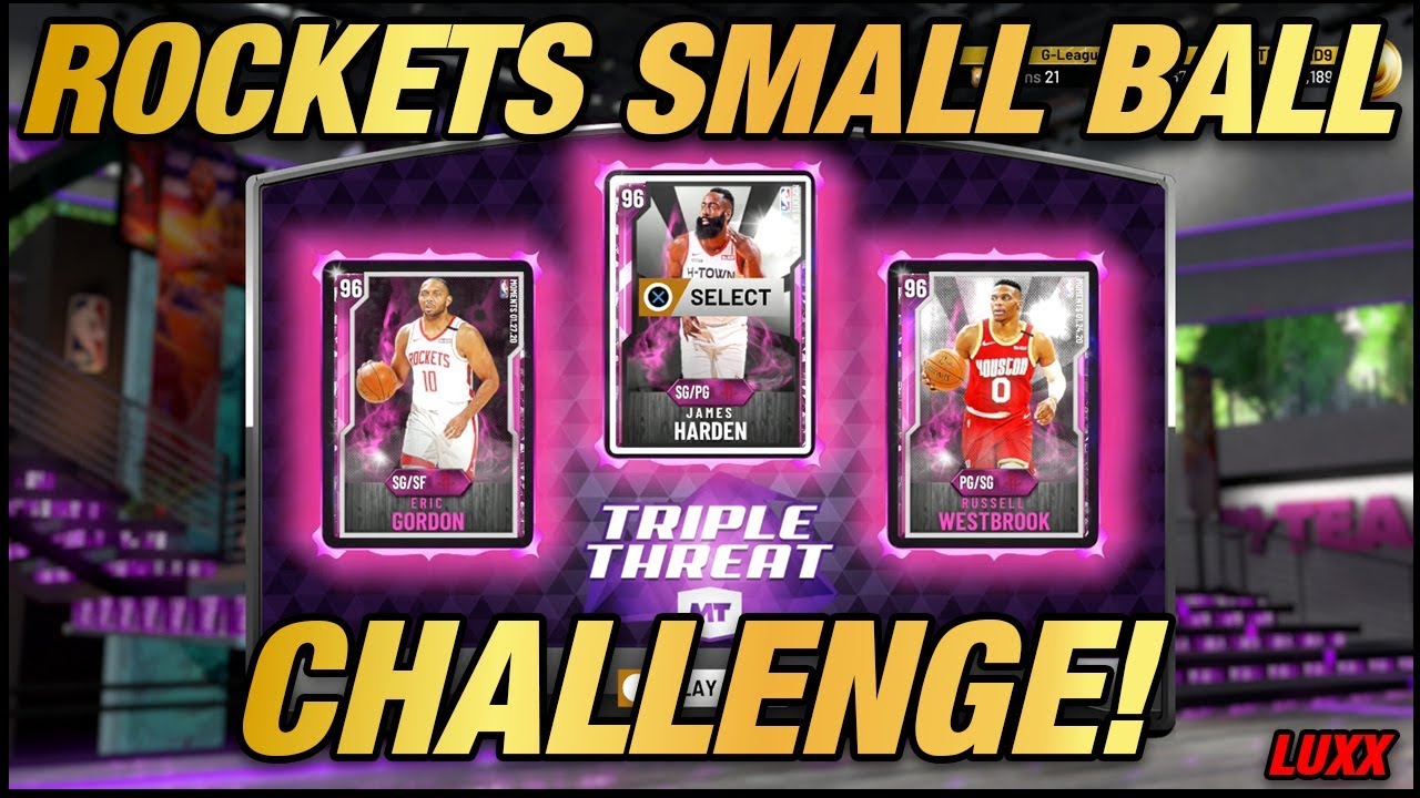 2K20 MyTeam - Houston Rockets Small Ball Challenge! (Triple Threat ...