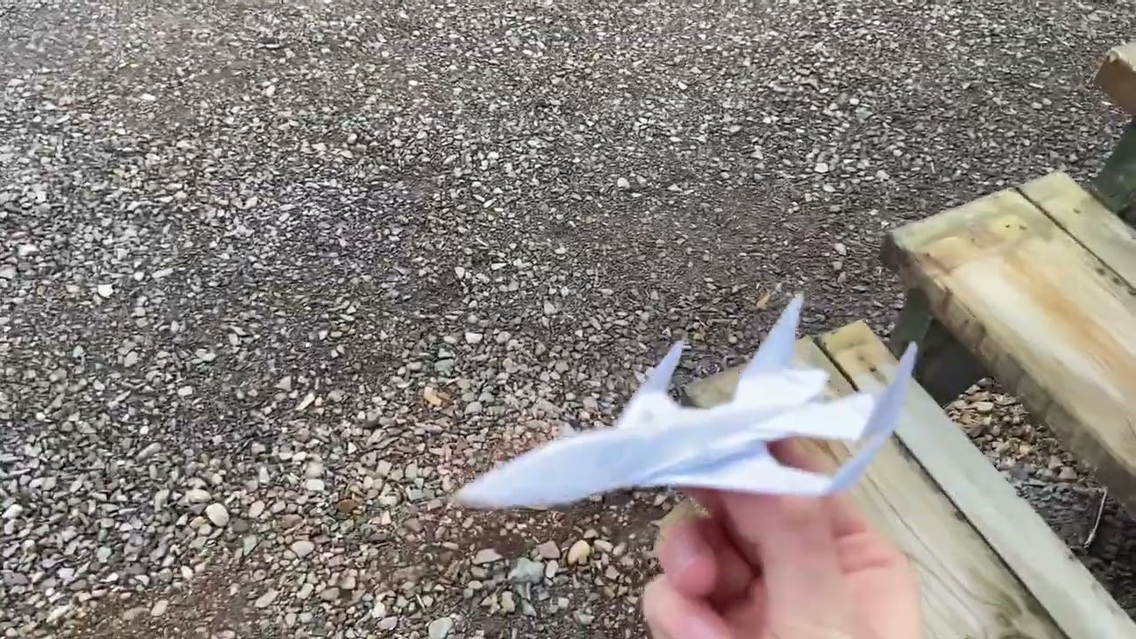 Phantom Alpha Test Flight (Origami Jet In Flight) - YouTube