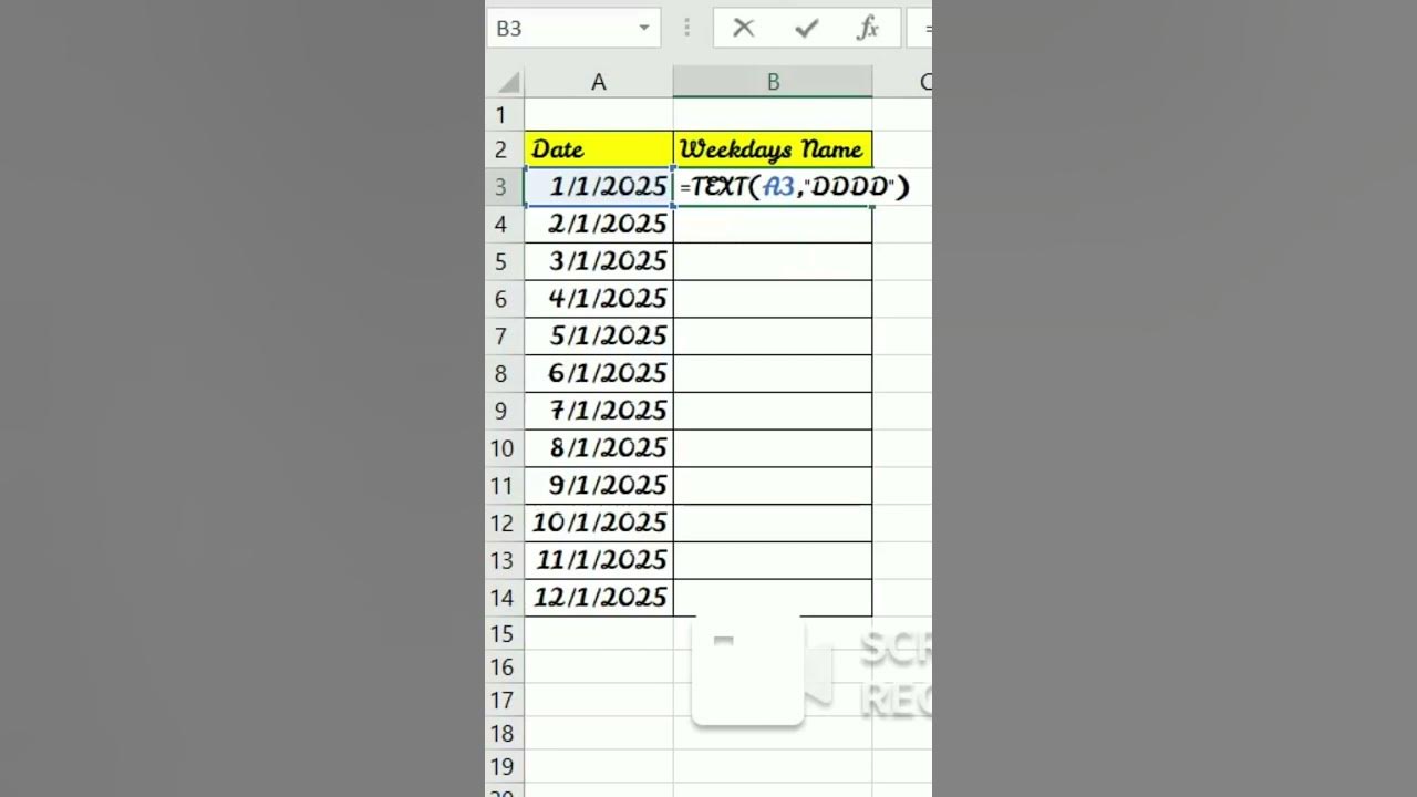 TEXT Function in Excel Tutorial #excel #shortcutkeys #excelshortcuts # ...