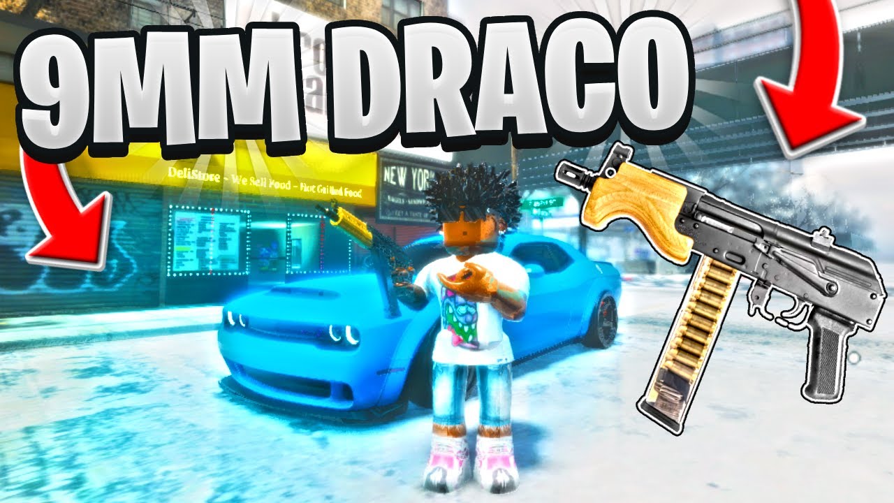 SLIDING ON OPPS WITH THE NEW 9MM DRACO IN THIS ROBLOX HOOD GAME - YouTube