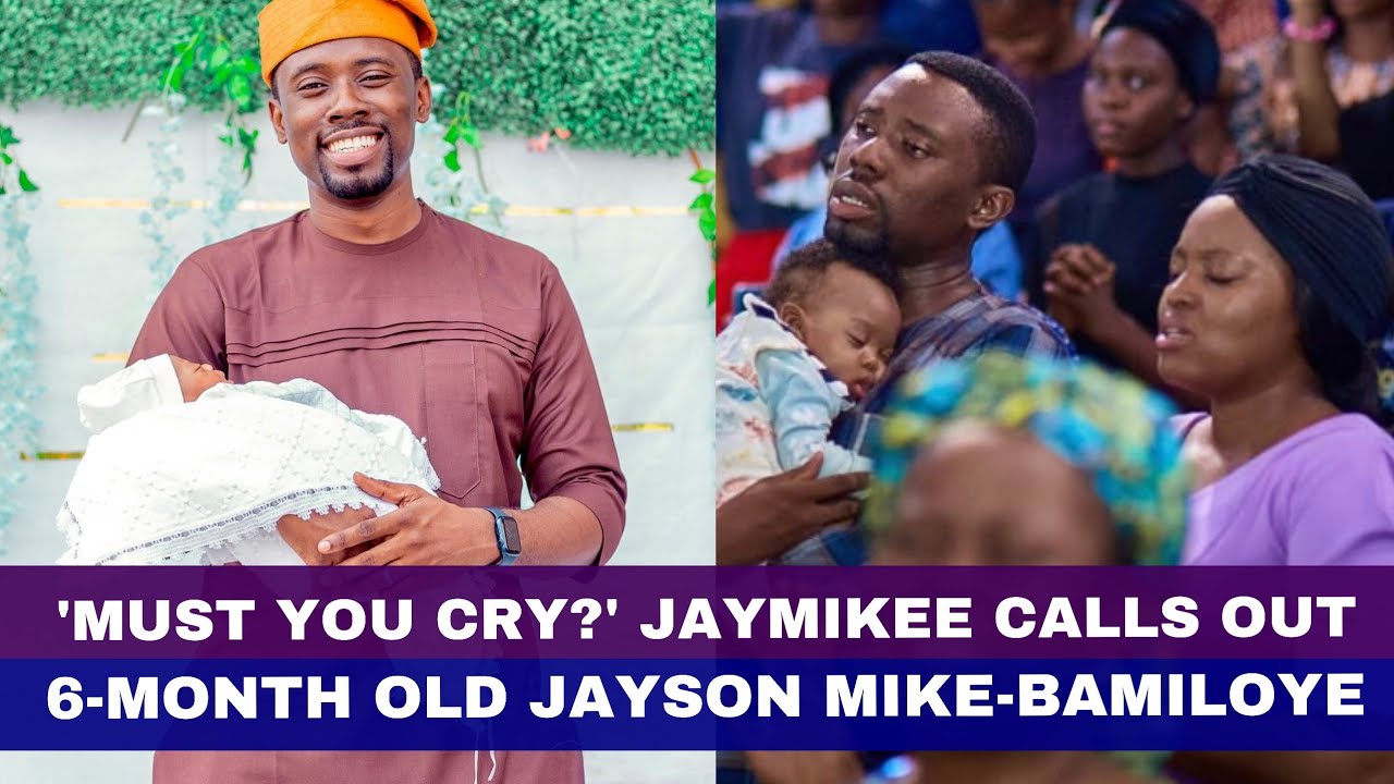 'Must You Cry?' JayMikee Calls Out 6-Months Old Son, Jayson Mike ...