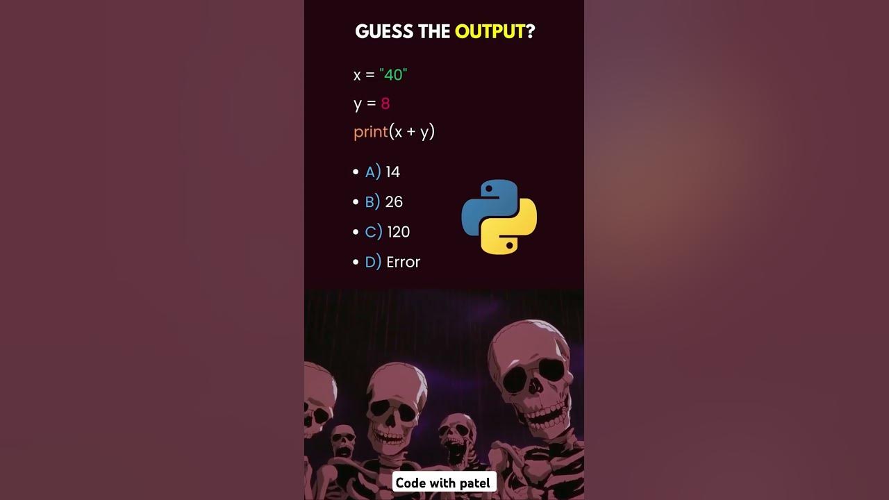 Python Quiz Questions π€ Python Pythonquestions Quiz Codingquestionscodingquiz Youtube