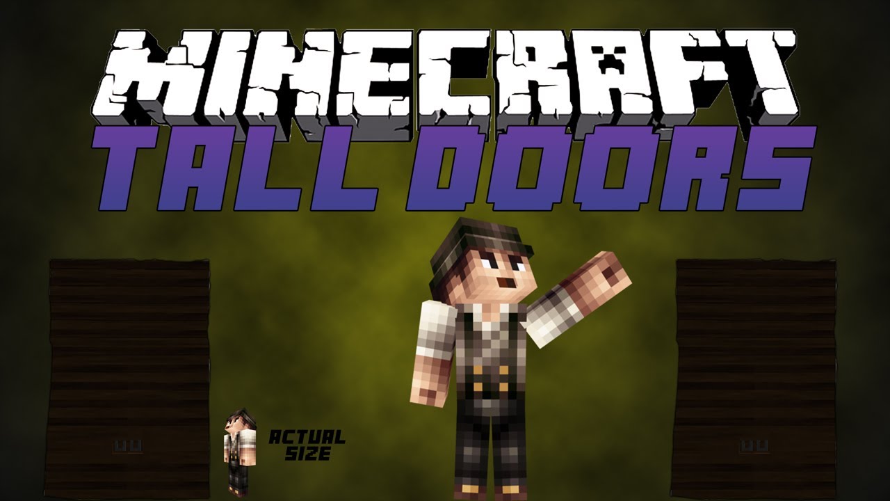 How to Install Tall Doors (1.7.2) - Minecraft Mod Tutorial - YouTube