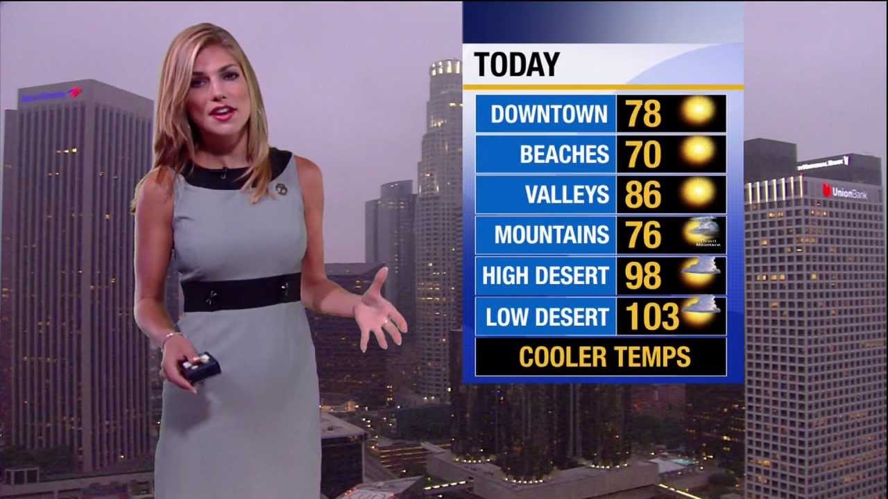 Bri Winkler 2012/08/04 KABC7 HD; Grey dress - YouTube