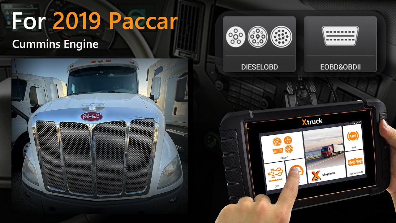 Xtruck HD19 Real Test : 2019 Paccar Cummins Engine DPF + Injector ...