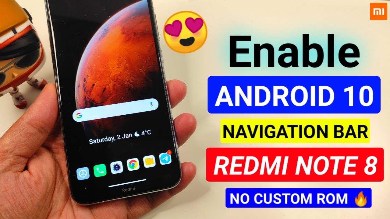 REDMI NOTE 8 - ENABLE ANDROID 10 NAVIGATION BAR ON REDMI NOTE 8, ENABLE ...