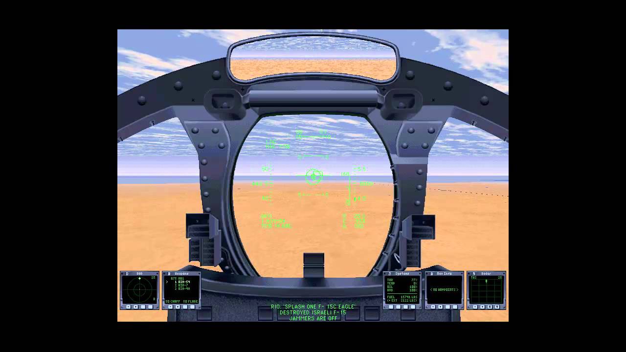 F-14 vs USAF Dogfight (1997 Janes Fighters Anthology) - YouTube