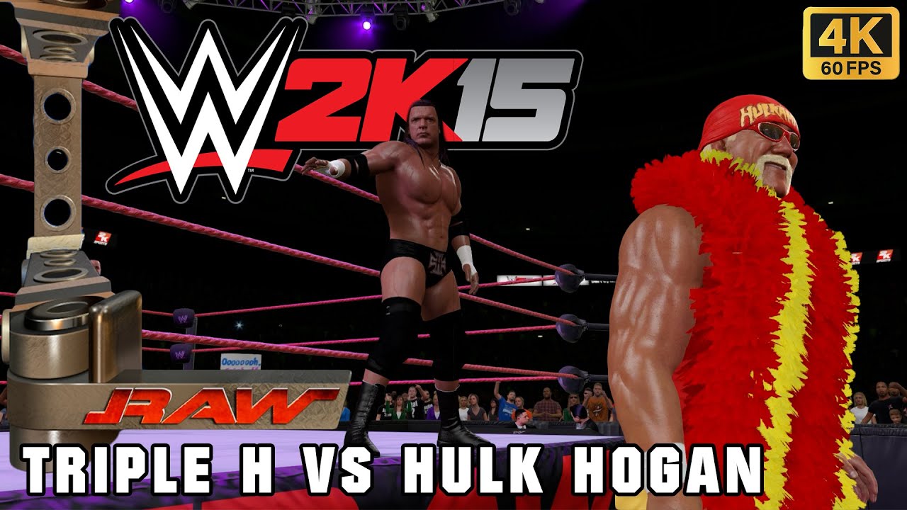 Triple H vs Hulk Hogan | WWE 2K15 | Normal Match | Ultra Settings | PC ...